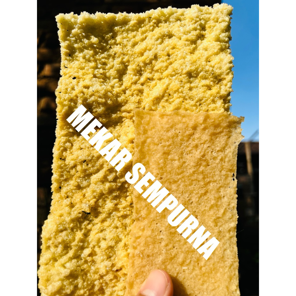 Jual (1kg) krupuk gendar /krupuk puli/lempeng gendar/lempeng puli ...