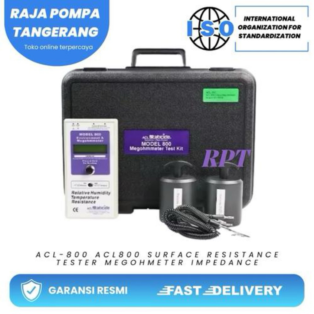 Jual Acl-800 acl800 surface resistance tester megohmeter impedance ...