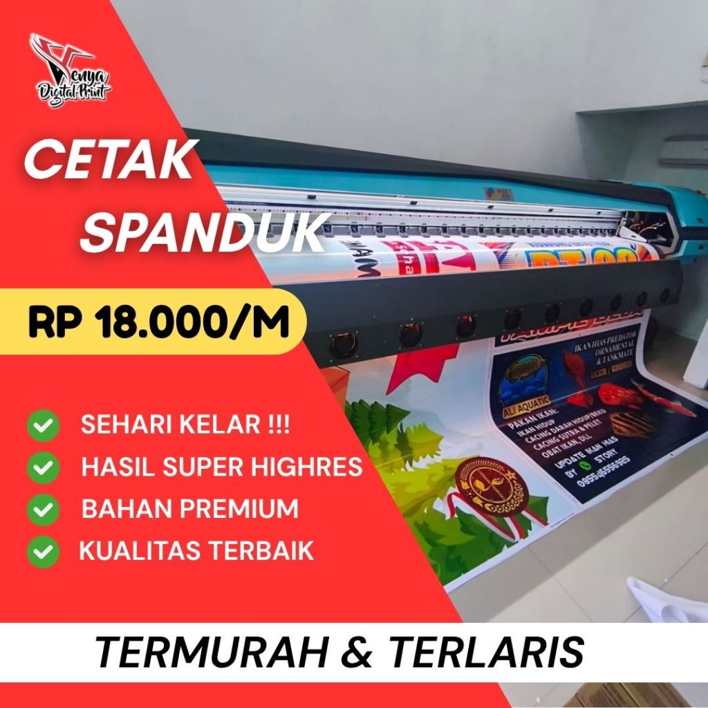 Jual CETAK SPANDUK TERMURAH // CETAK BANNER /// CUSTOM SPANDUK ...