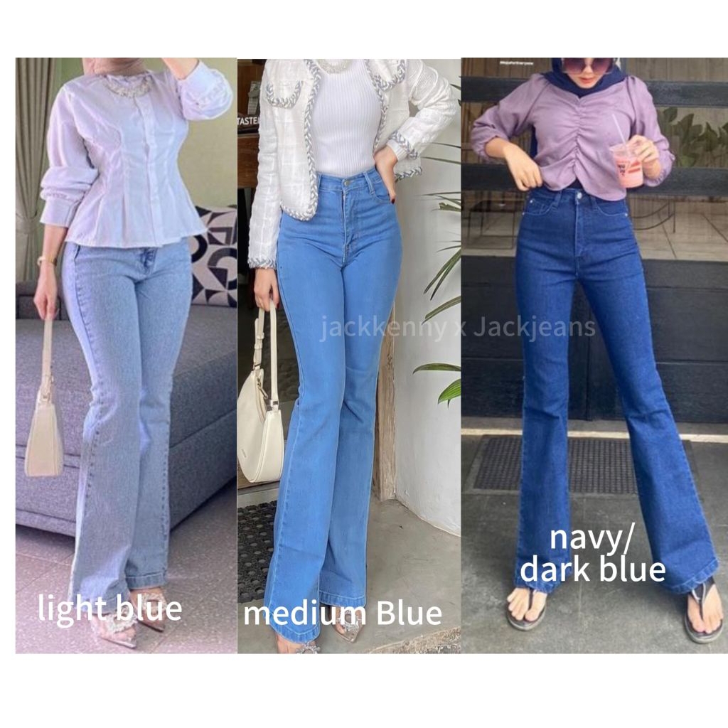 Jual HW Cutbray Jeans Stretch Wanita - Celana Cutbray Stretch Kekinian - Cutbray Stretch Premium ...