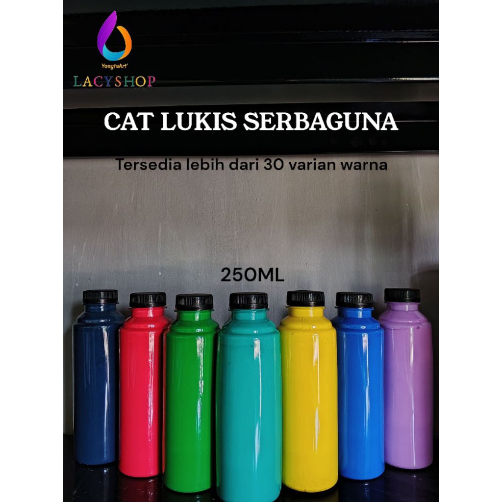 Jual Cat Lukis Cat Akrilik Cat Serbaguna cocok digunakan di Kanvas/Kayu ...