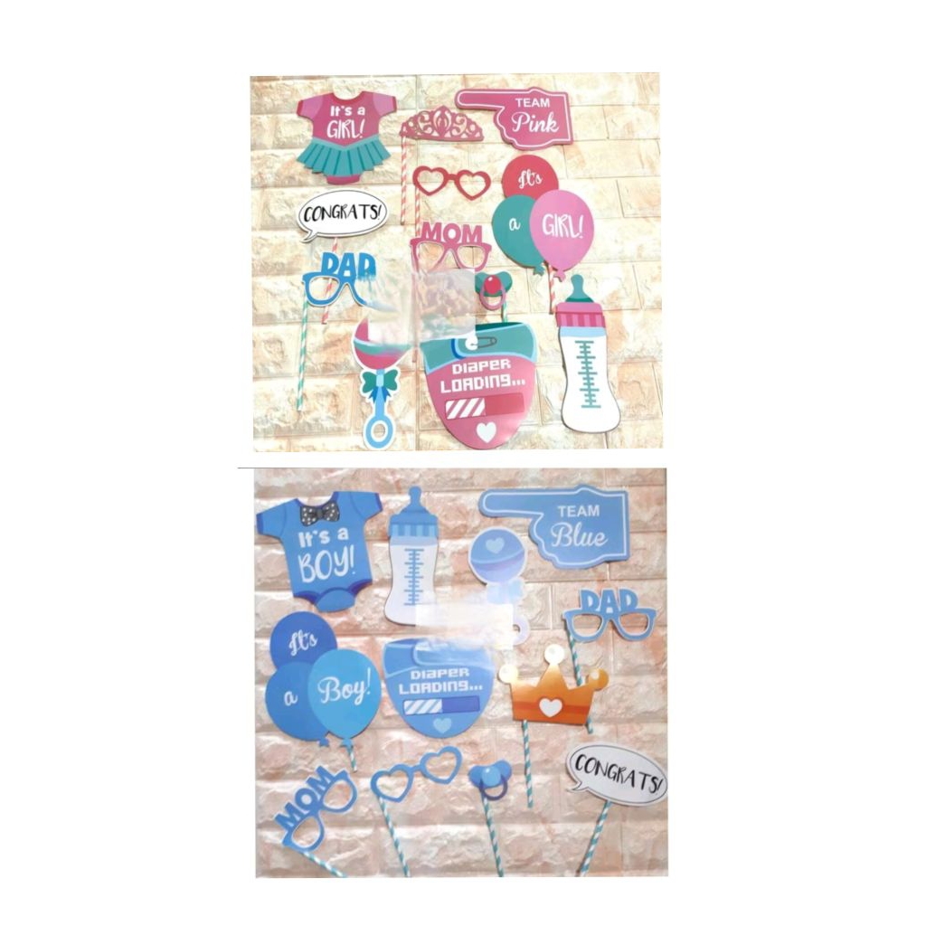 Jual acc photobooth baby shower Aksesoris Photobooth Baby Shower Boy ...