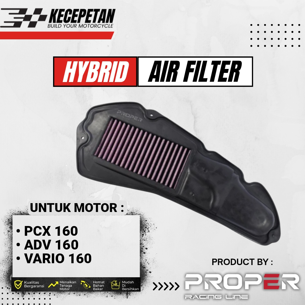 Jual FILTER UDARA PROPER RACING LINE SARINGAN UDARA RACING MOTOR ADV ...