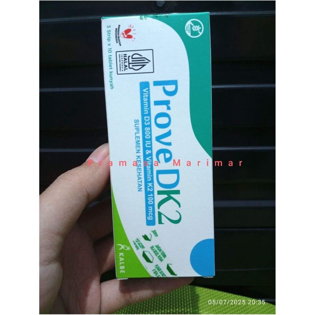Jual Prove DK2 Vitamin D3 800 IU & Vitamin K2 100 mcg isi 30 Tablet ...