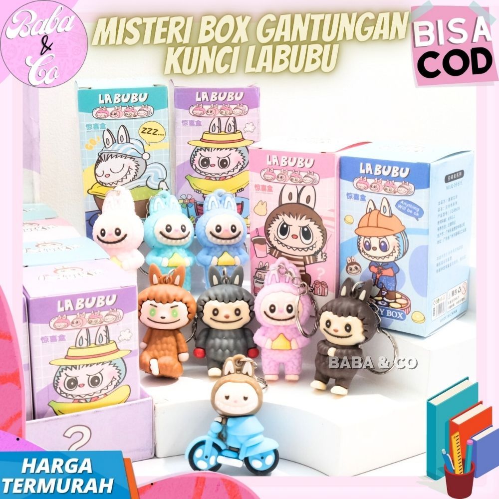 Jual MISTERI PACK GANTUNGAN KUNCI LABUBU GANTUNGAN LABUBU MYSTERY BAG ...