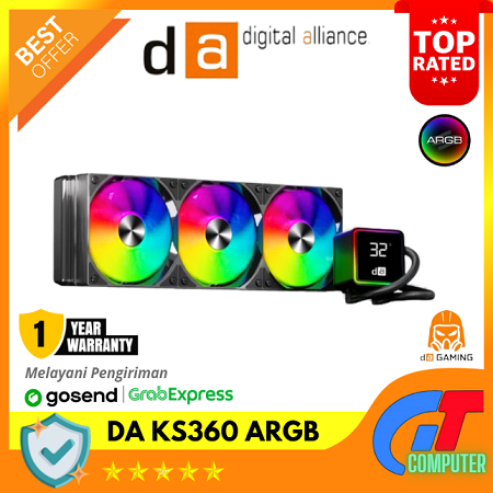 Jual Digital Alliance KS360 ARGB DIgital 360mm - AIO Liquid CPU Cooler ...