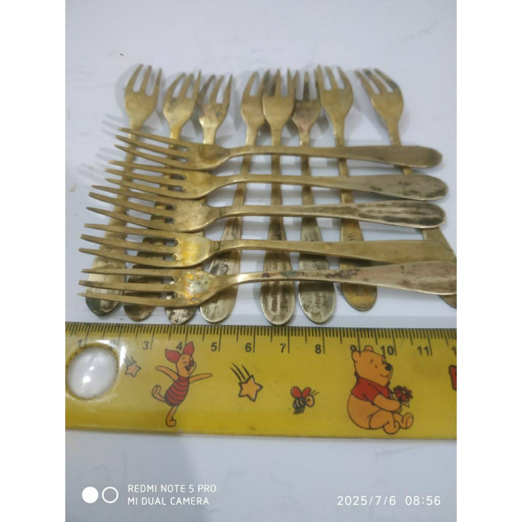 Jual garpu mini kuningan jadul / kuno asli | Shopee Indonesia
