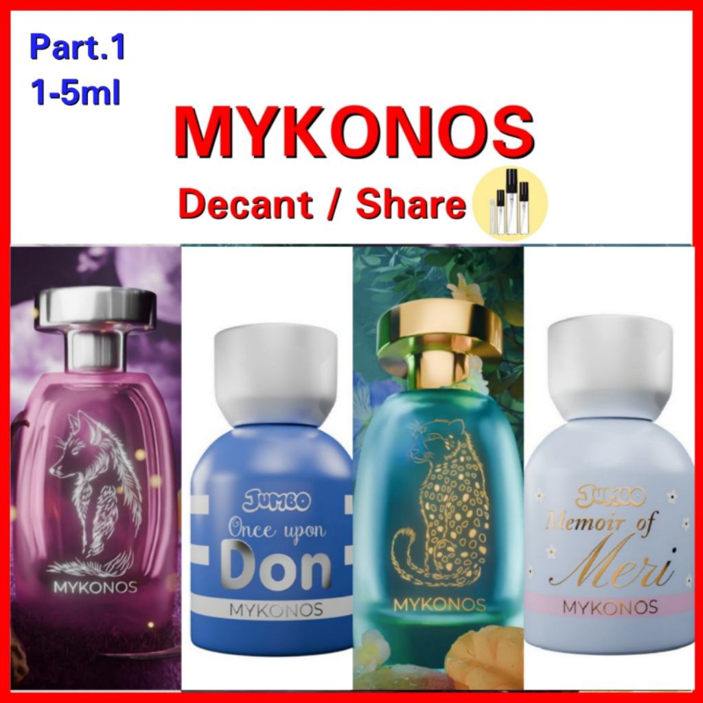 Jual (SHARE / DECANT) MYKONOS Parfum On The Rock Royal Ispahan ...