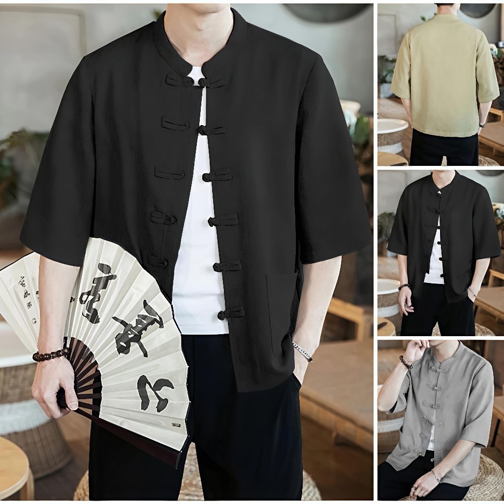 Jual Cheongsam pria Oversize | Shopee Indonesia