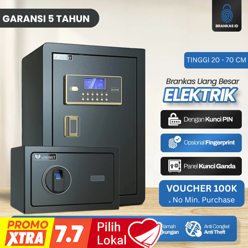 Jual Brankas Fingerprint Ukuran 20–70 cm Brankas Uang Emas & Perhiasan ...