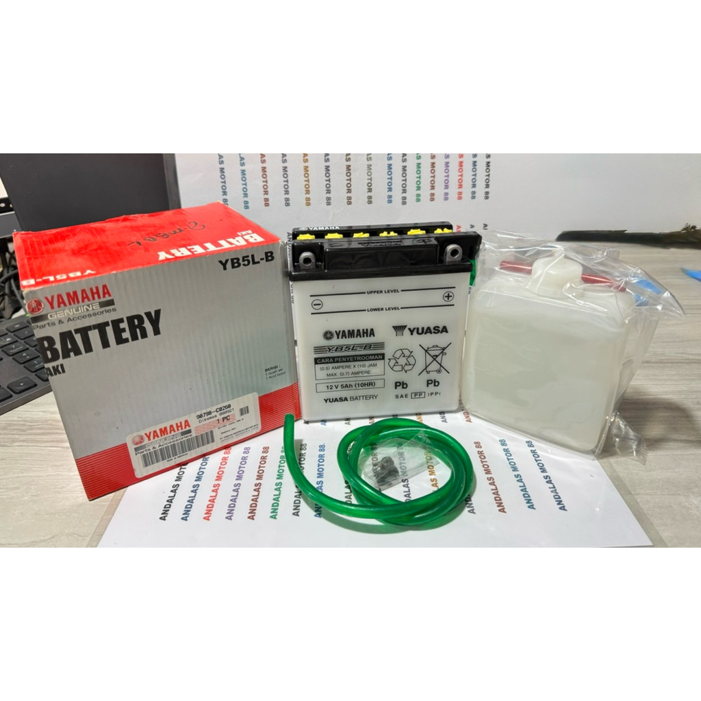 Jual 90798-C0260 AKI BATERAI BASAH YAMAHA YB5L-B GRAND, MIO LAMA, VEGA, SUPRA, JUPITER Z ASLI ...