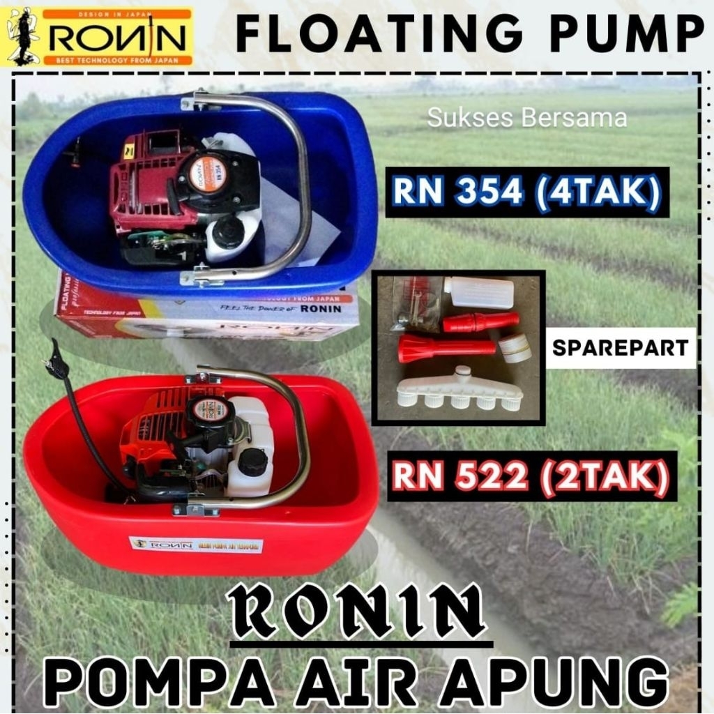 Jual Pompa Air Apung / Floating Pump RN522 (2tak) RN354 (4tak) | Shopee ...