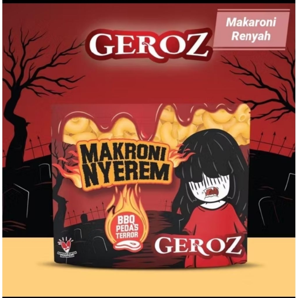 Jual Geroz-Makaroni nyerem..cemilan kekinian enak dan gurih | Shopee ...