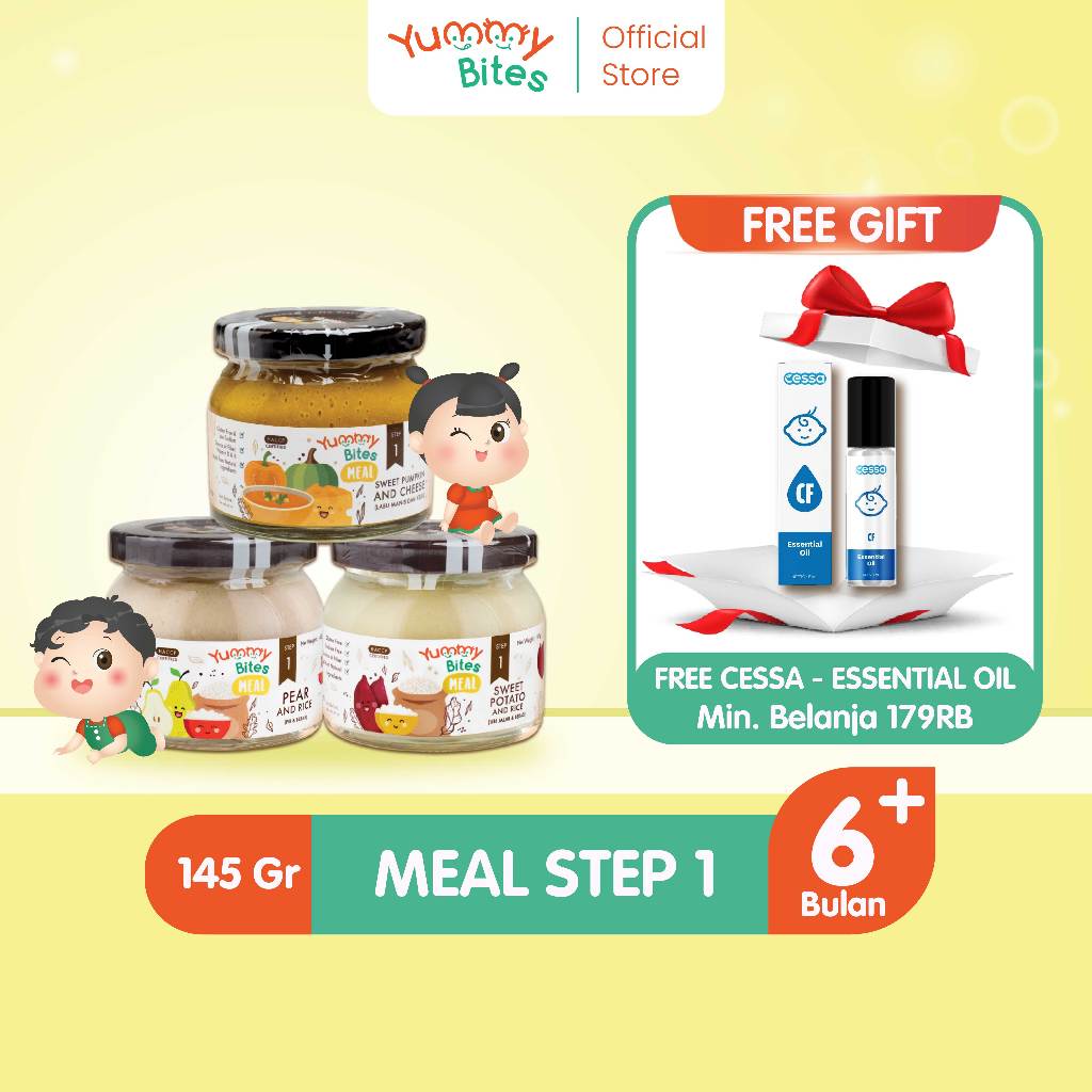 Jual Yummy Bites Meal Step 1/ 145 GR/ Makanan Bayi/ MPASI Baby | Shopee ...