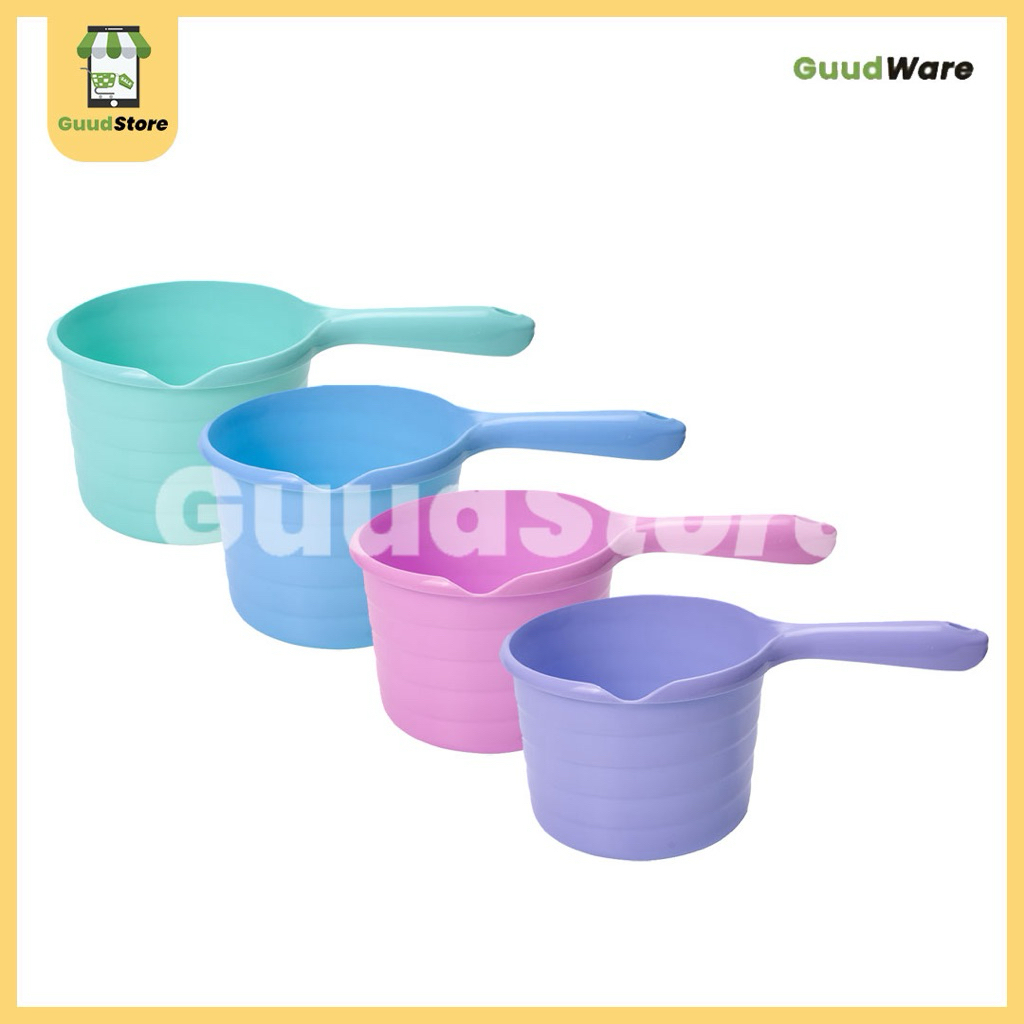 Jual 12 PCS Gayung Ulir Jumbo Plastik PP 5 Tebal Food Grade dengan ...