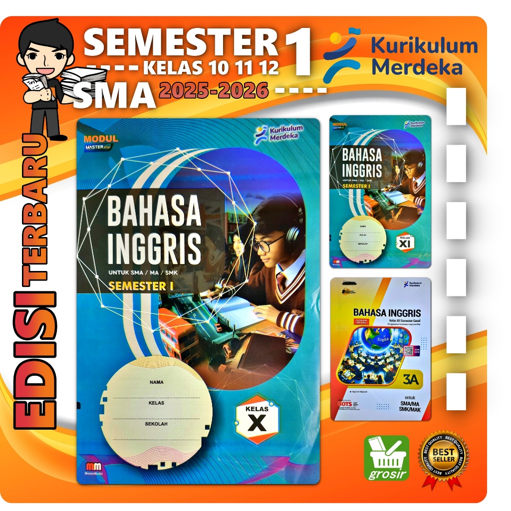 Jual LKS BAHASA INGGRIS SMA/ MA KELAS 10 11 12 SEMESTER 1 2025-2026 KURIKULUM MERDEKA | mm ...
