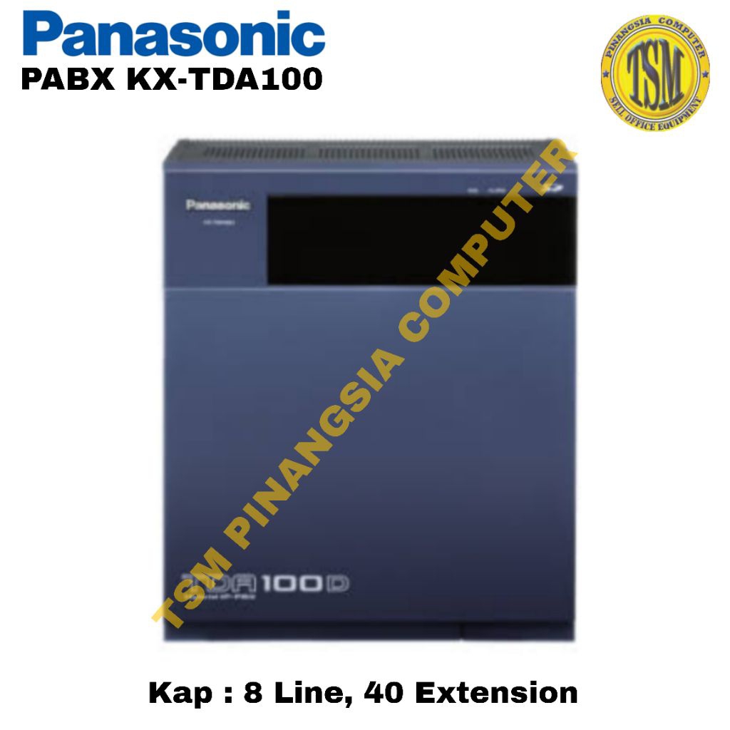 Jual Hybird IP PABX Panasonic KX-TDA100 ( 8 Line 40 Extension ...