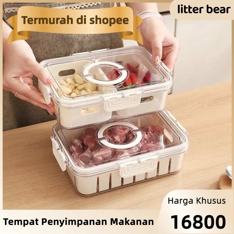 Jual food container kulkas/tempat simpan kulkas/wadah kulkas kotak ...