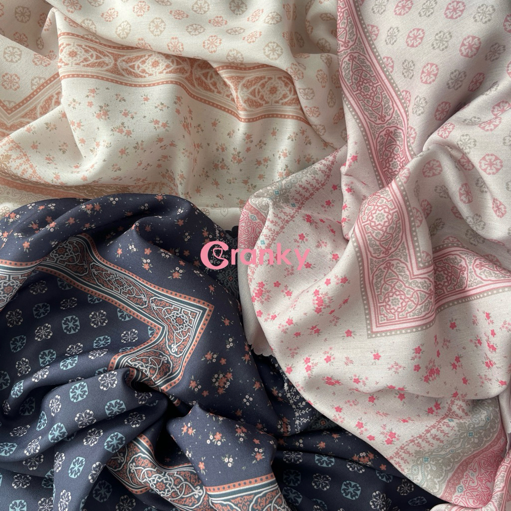 Jual LIMITED 130x130 Hijab Motif Voal Sublim crankypicks | Shopee Indonesia