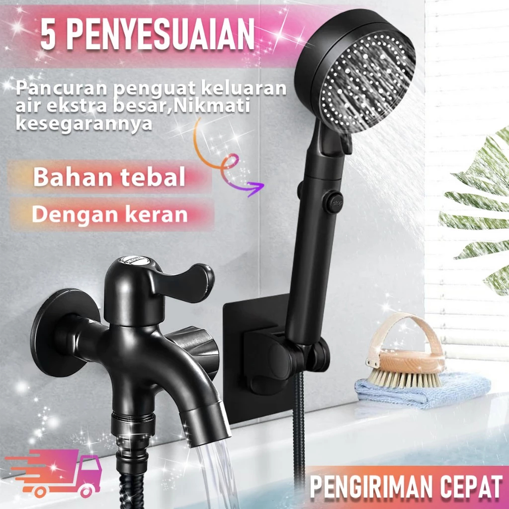 Jual Paket Shower Kamar Mand/Kepala Shower Mandi Premium/Shower Kamar ...