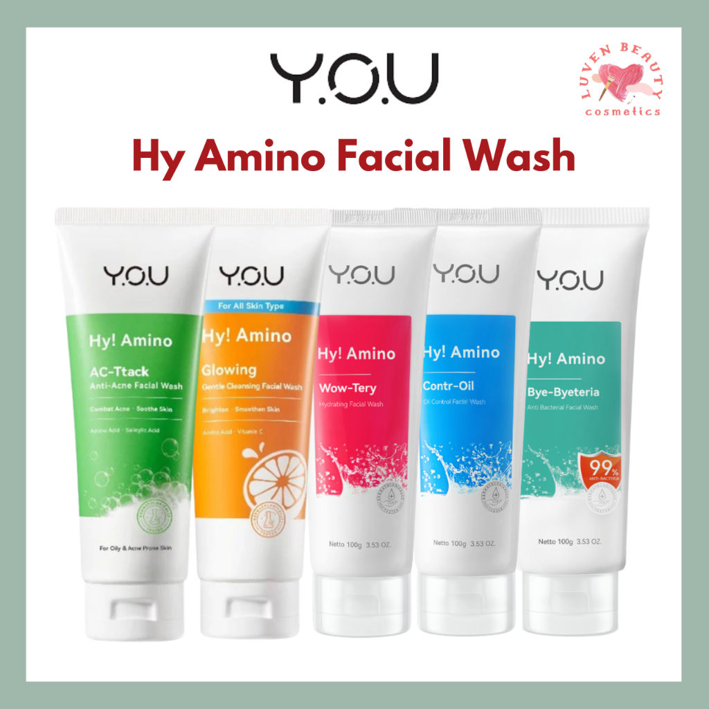 Jual YOU Hy! Amino Facial Wash 100ml | Anti Acne | Brightening ...