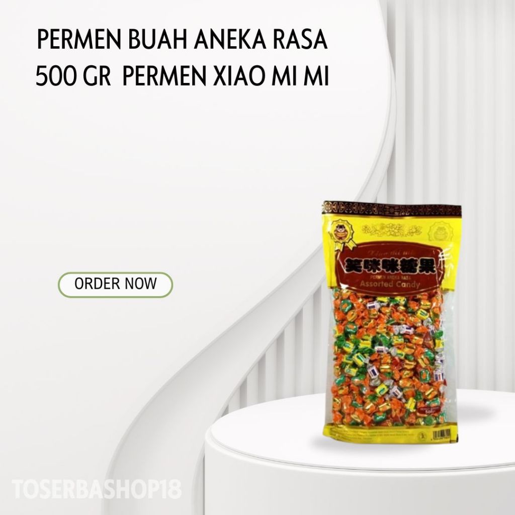 Jual PERMEN BUAH ANEKA RASA 500 GR / PERMEN XIAO MI MI | Shopee Indonesia