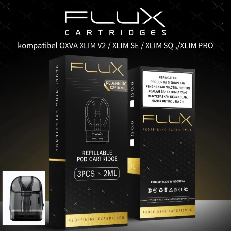 Jual FLUX PODS Kompatibel dengan OXVA XLIM V1, XLIM V2, XLIM SE, XLIM ...