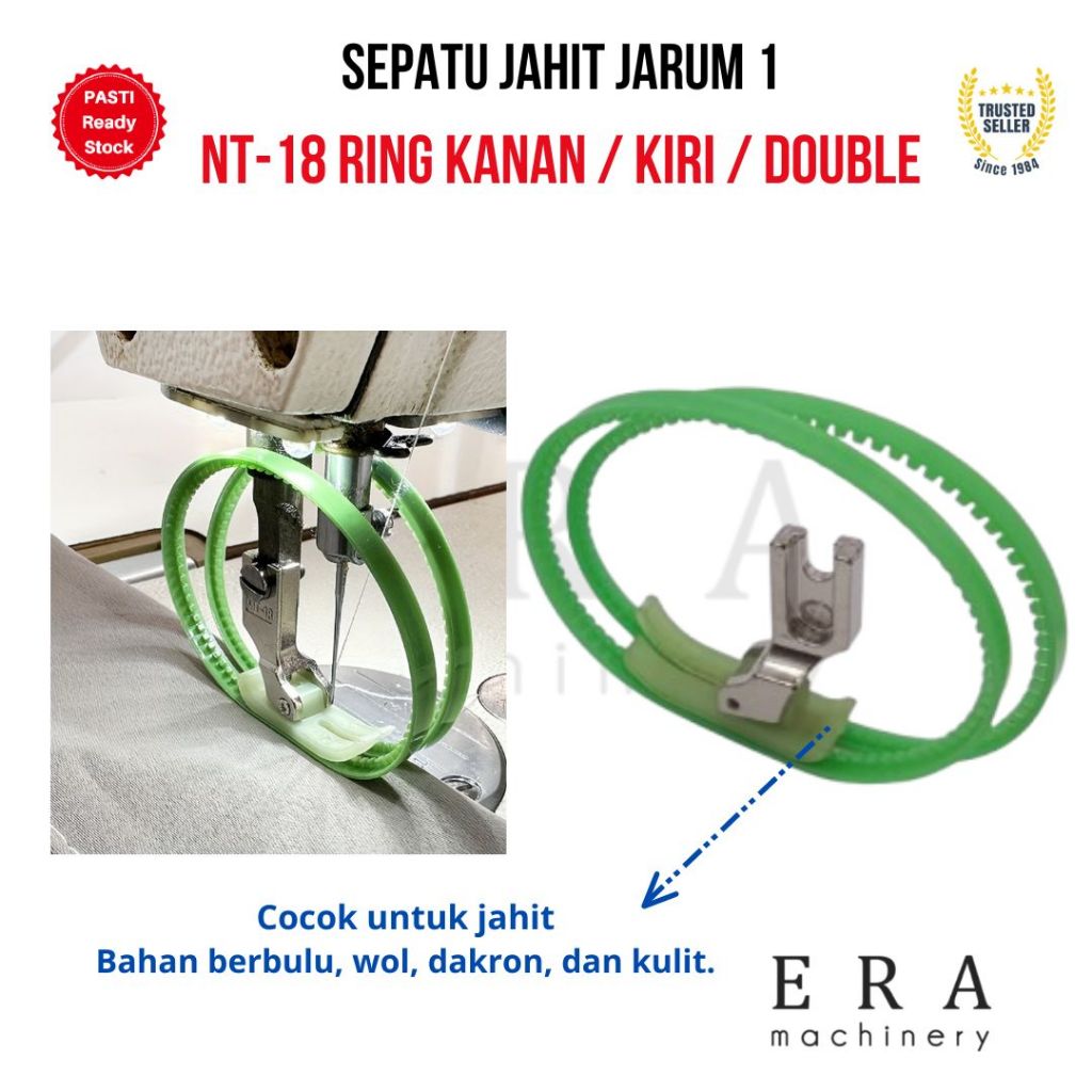 Jual sepatu jahit NT-18 TRF ring roller double ring kanan kiri presser ...