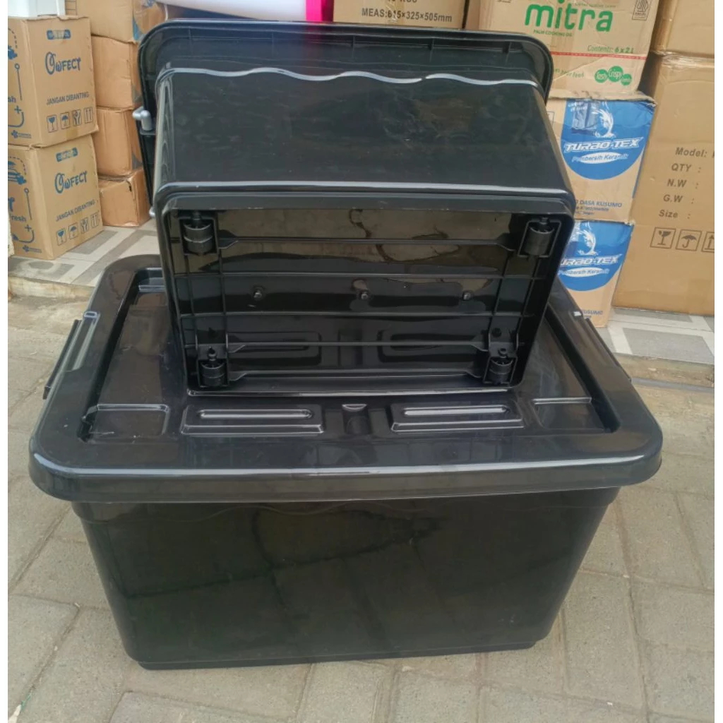 Jual AJM Box Kontainer maxima hitam 30 L | Shopee Indonesia