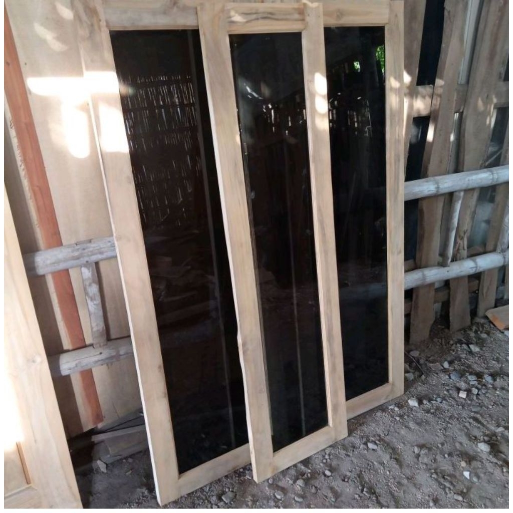Jual daun jendela ukuran 50x150 kaca hitam | Shopee Indonesia