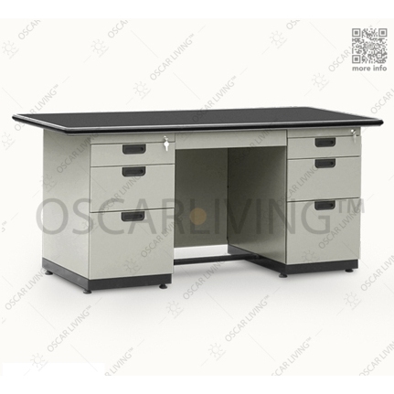 Jual Alba Metal Meja Kantor Besi Alba DP 402 | Pedestal Desk | Shopee ...