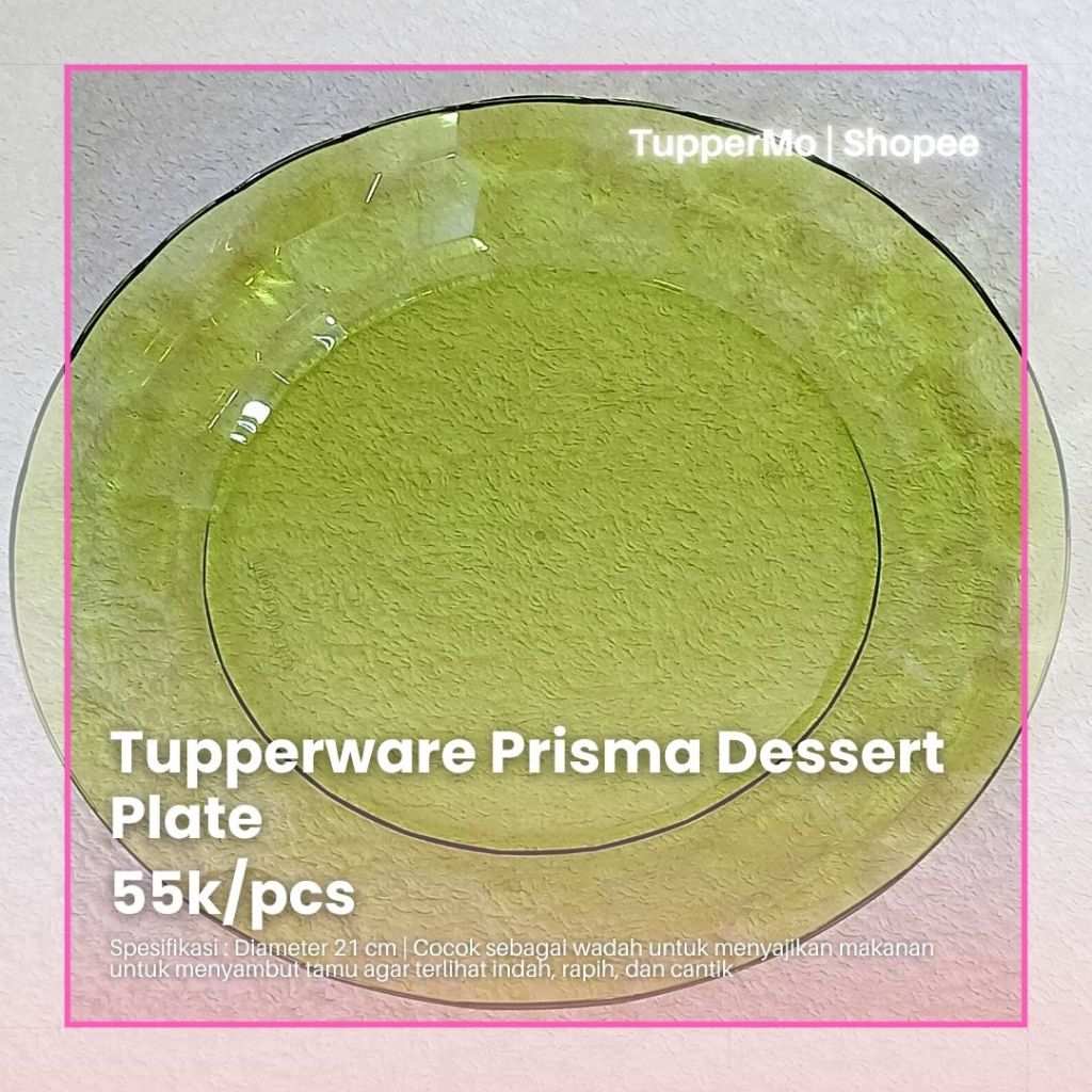 Jual Prisma Dessert Plate Tupperware Ori | Shopee Indonesia