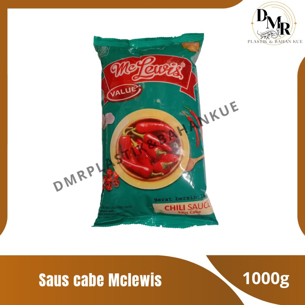 Jual Saus cabai/saus sambal merek mclewis kemasan 1kg | Shopee Indonesia