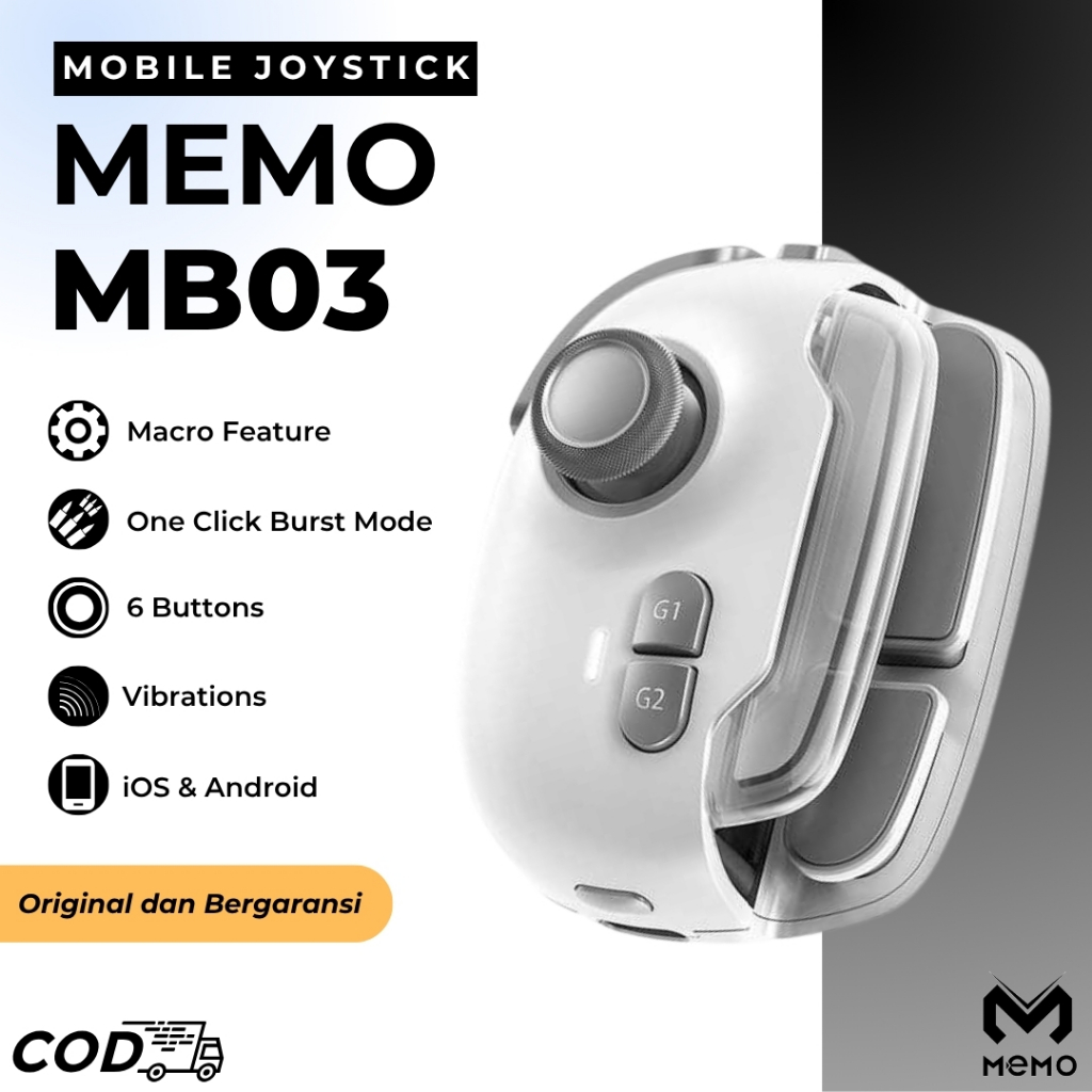 Jual gurawan MEMO MB03 MAGIC RECO MACRO CONTROLLER LESS RECOIL 6 BUTTON PORTABLE FOR MOBILE ...