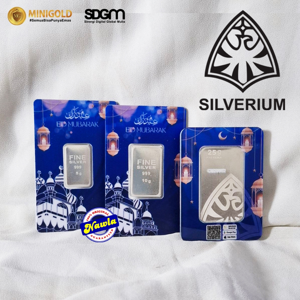 Jual Silverium 5 gr 10 gr 25 gr Logam Mulia Perak 999 Edisi Ramadhan ...