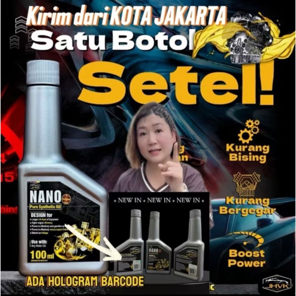 Jual (Jaminan Original Malaysia) PURE NANO SINTETIK OIL (Additive ...