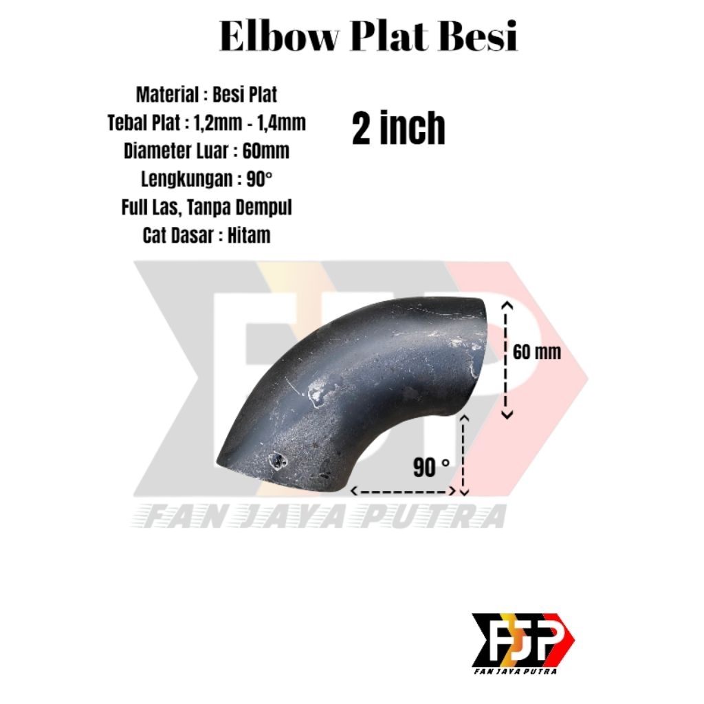 Jual Elbow Kneei Plat Besi Ukuran 2 inch | Elbow Knei Kneei Tikungan ...