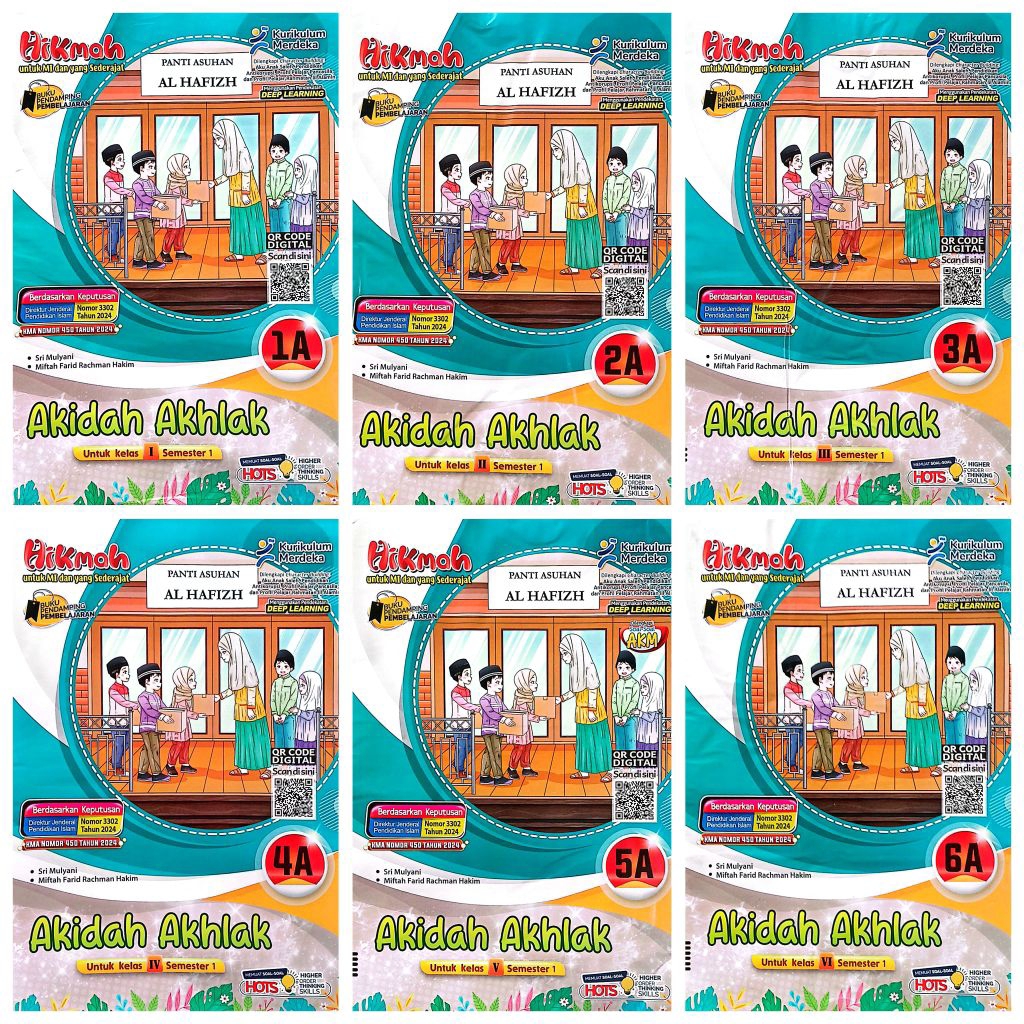 Jual BUKU LKS HIKMAH SD MI AKIDAH AKHLAK KELAS 1 2 3 4 5 6 SEMESTER 1 ...