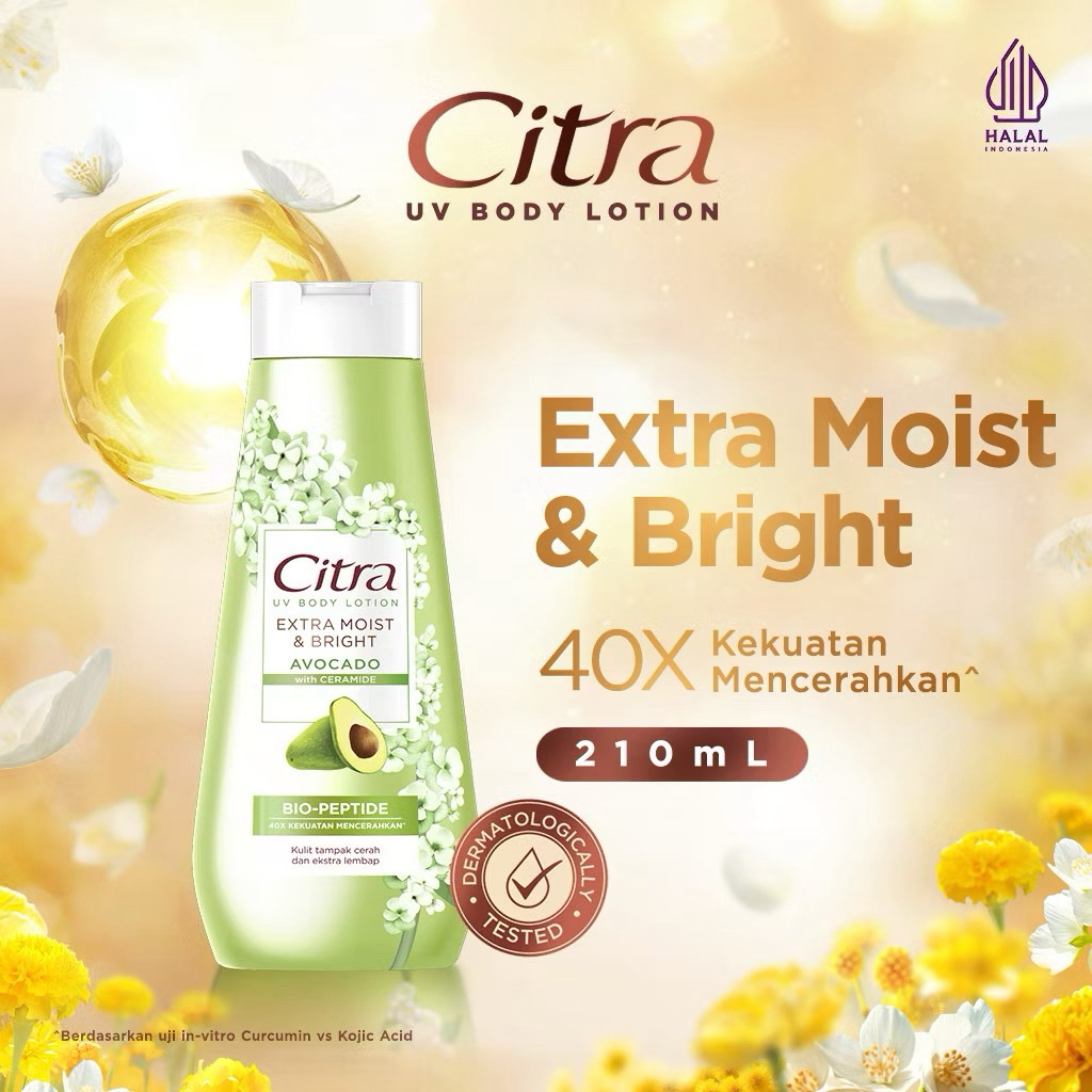 Jual Citra UV Extra Moist & Bright Avocado Body Lotion – Lembap & Cerah ...