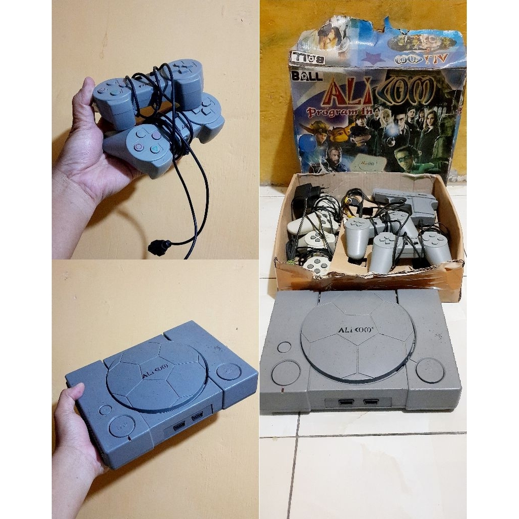Jual Console Video Game Bekas model nintendo jadul merk Alicom nyala ...