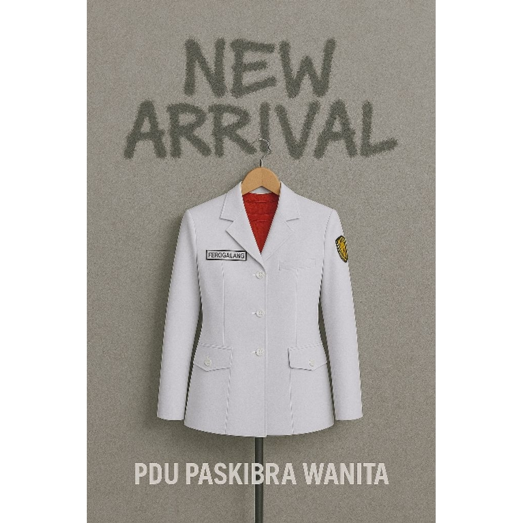 Jual Baju pdu paskibra wanita/Atasan pdu paskibra wanita/baju paskibra ...