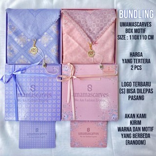Jual BUNDLING UMAMA SCARVES BOX HIJAB MOTIF BY UMAMA RANDOM MOTIF DAN ...