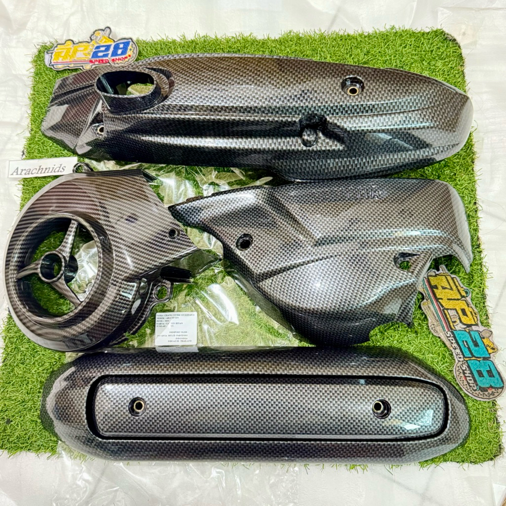 Jual COVER CVT - TUTUP KIPAS - TAMENG KNALPOT MOTIF CARBON PNP MOTOR ...