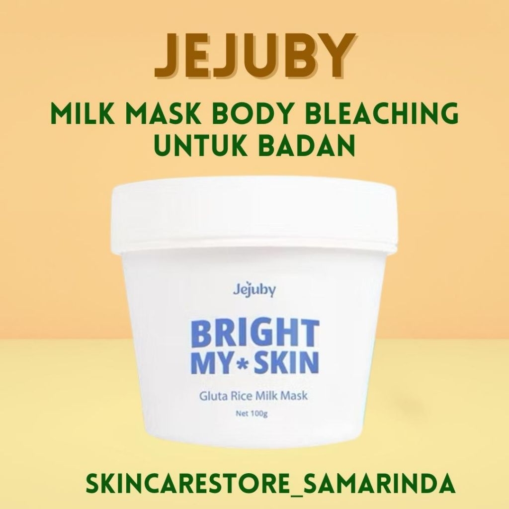 Jual Jejuby Gluta Rice Milk Mask 2in1 Bleaching & Sleeping Body Mask ...
