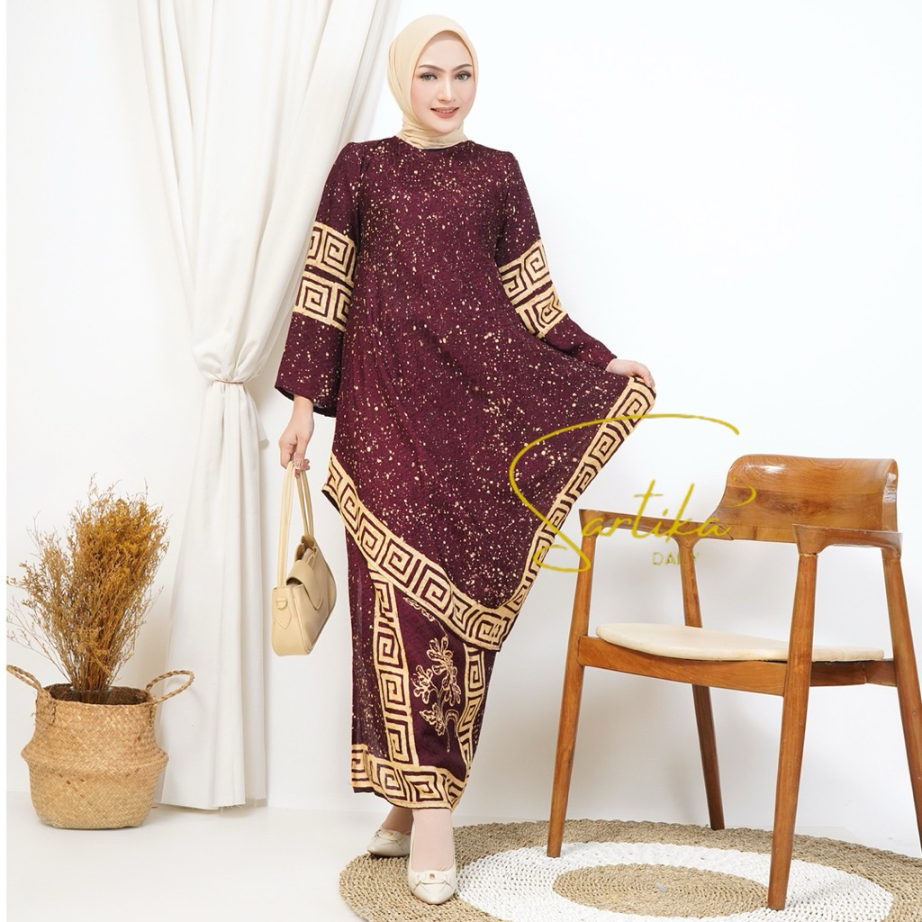 Jual Set Kurung Melayu | Viscose Serong | Jupri Cipratan | Shopee Indonesia
