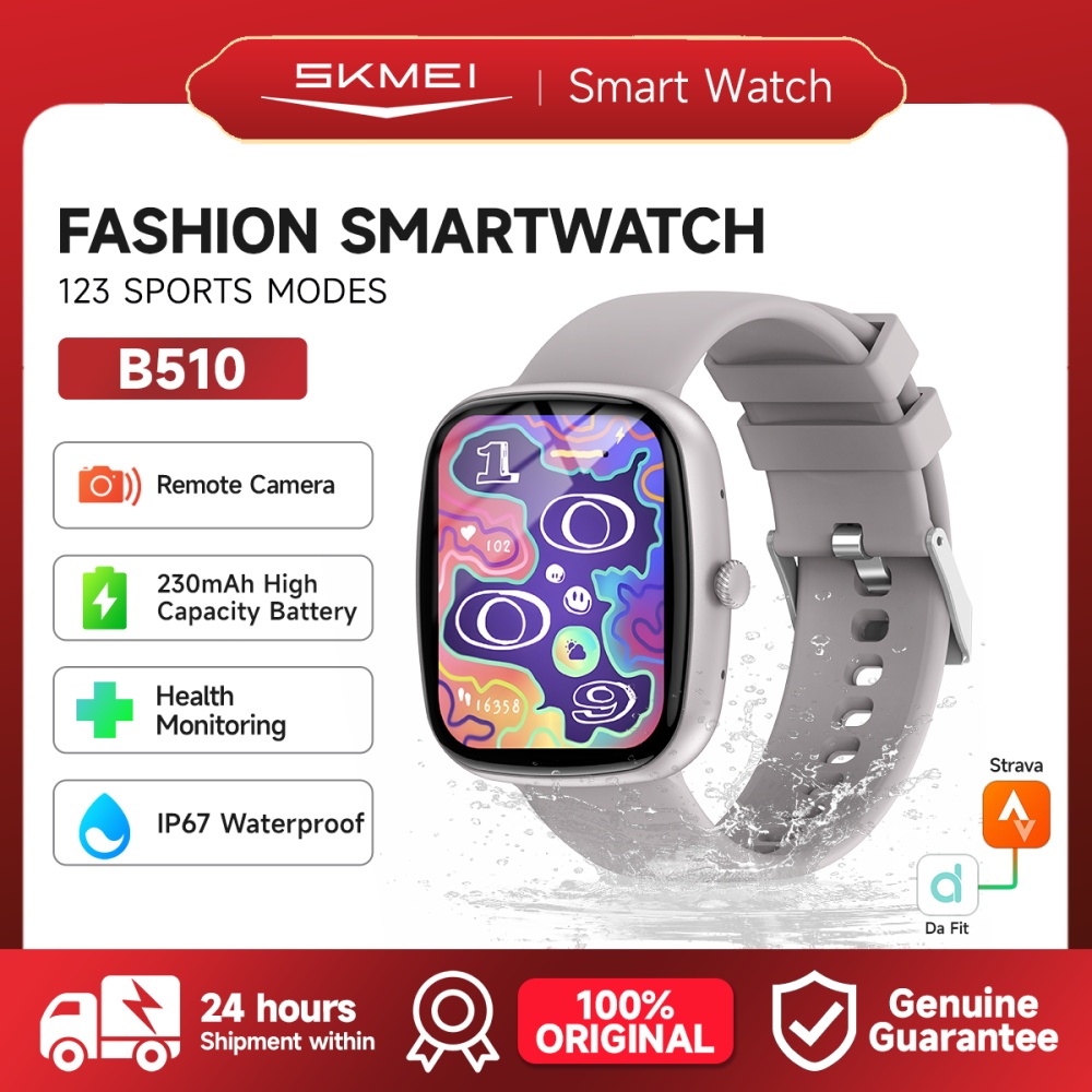 Jual SKMEI Smartwatch B510 Jam Tangan Smartwatch Support Strava IP67 ...