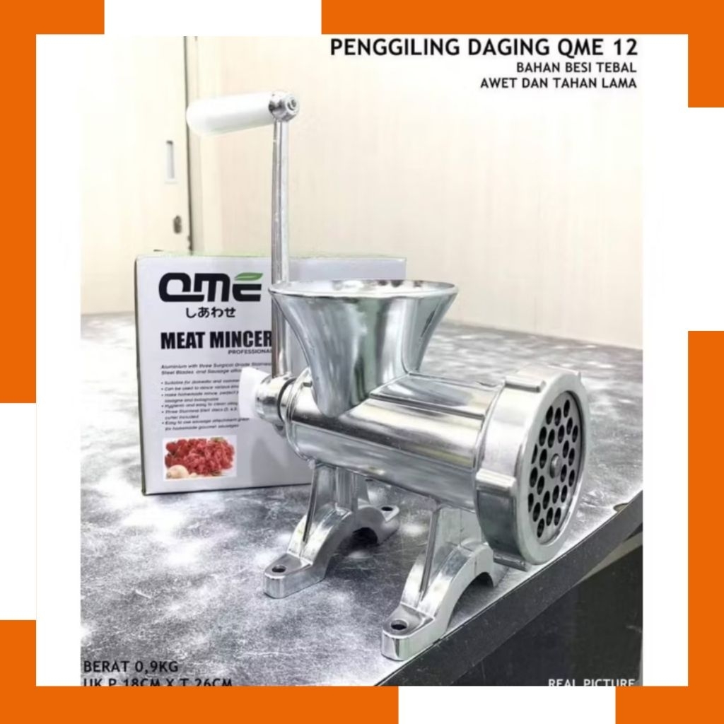 Jual Alat Penggiling Gilingan Daging QME QM- 8012 Meat Mincer Manual ...