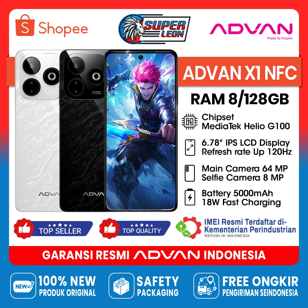 Jual Advan X1 8GB+128GB - Garansi Resmi 1 Tahun | Shopee Indonesia