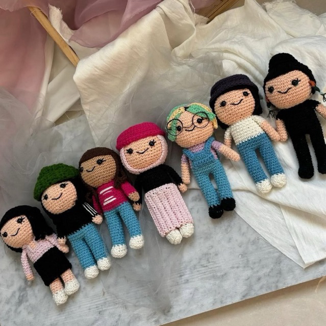 Jual CUSTOM Boneka Rajut Amigurumi Crochet - Size L / Crochet Doll ...