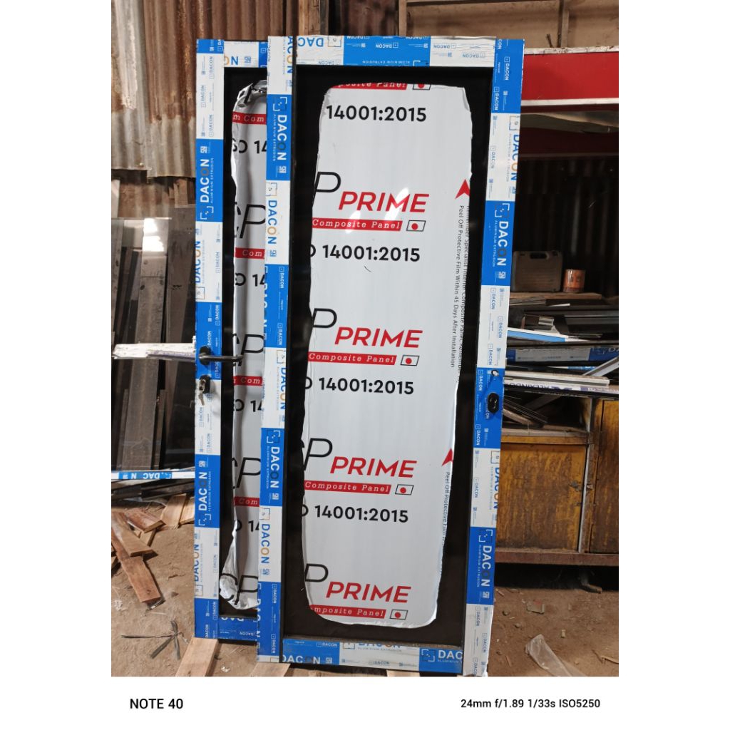 Jual pintu alununium 3 inc ukuran 80x200 komplit gratis packing kayu ...